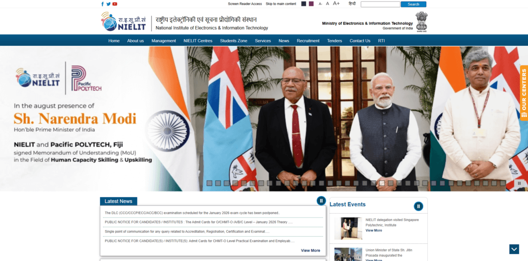 National Institute Of Electronics & Information Technology (NIELIT): A ...