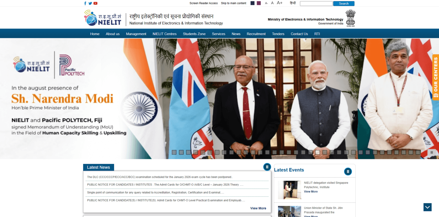 National Institute Of Electronics & Information Technology (NIELIT): A ...